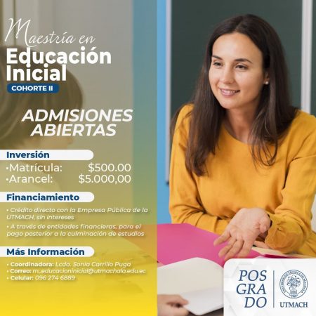 Maestría en Educación Inicial – Dirección de Posgrado UTMACH